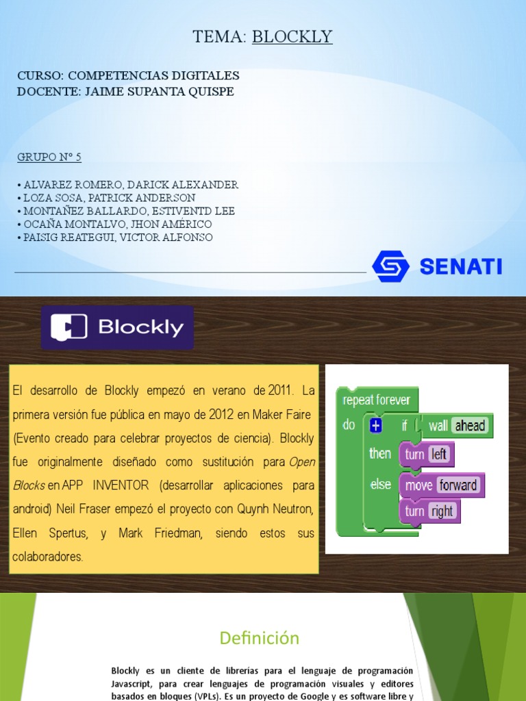 Blockly - Unido | PDF | Informática | Gestión de tecnología de la información