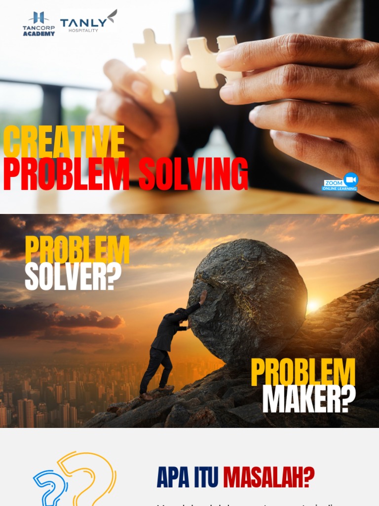 Problem Solving 101 & Creative Thinking For Tanly - 24juni2022 | PDF