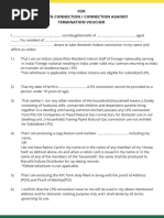 Indane Gas KYC Form Requirements | PDF | Identity Document | Official ...