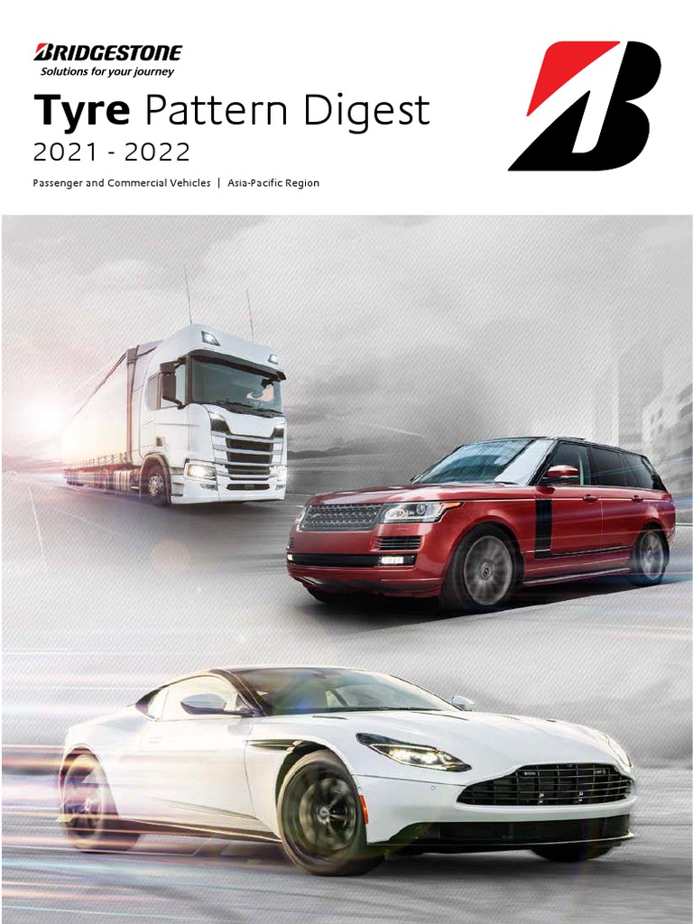 Bridgestone Pattern Digest - 2021-2022 | PDF | Tire | Vehicles