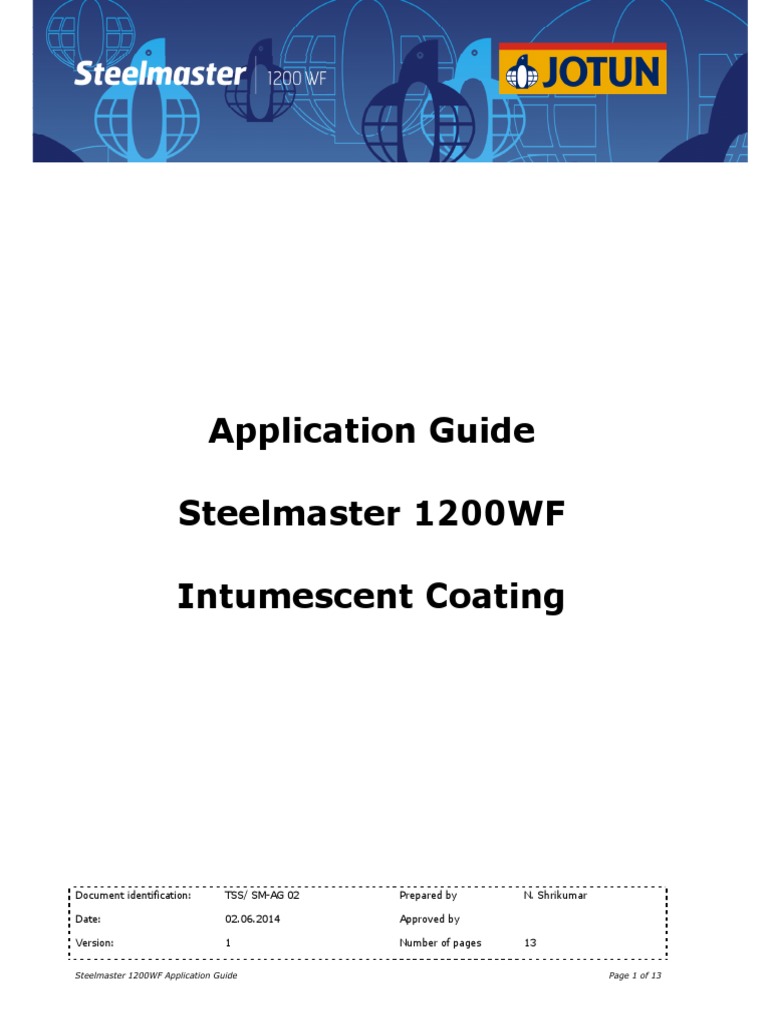 Steelmaster 1200WF Coating Guide | PDF | Water | Calibration