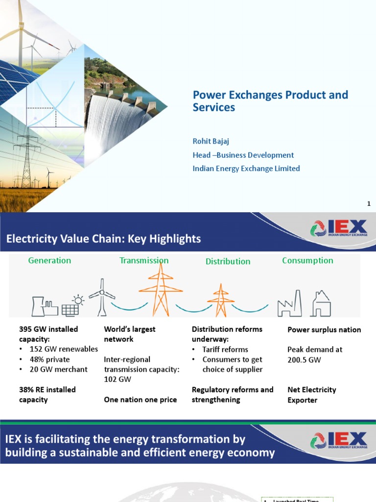 Power Exchange Services Overview in India | PDF | Auction | Market ...
