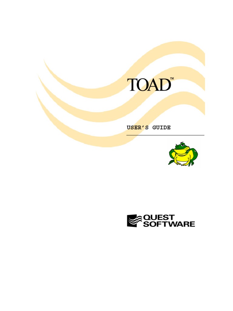 Toad Users Guide | PDF | Computers