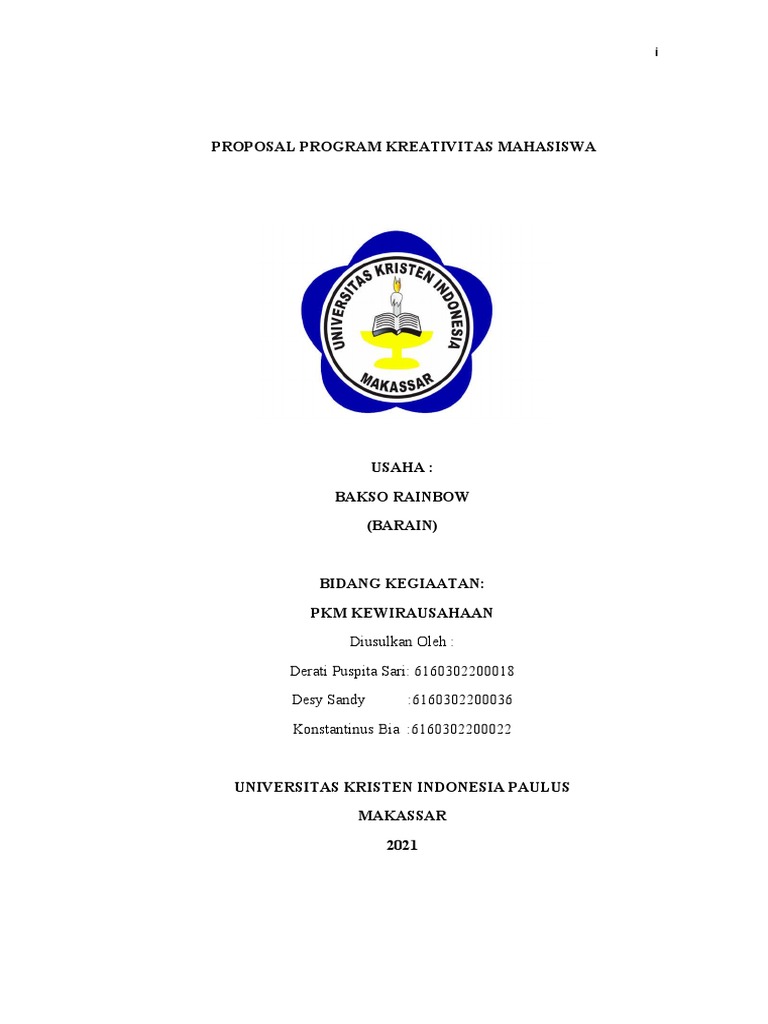 Usaha Bakso Rainbow: Inovasi Kewirausahaan | PDF | Seni