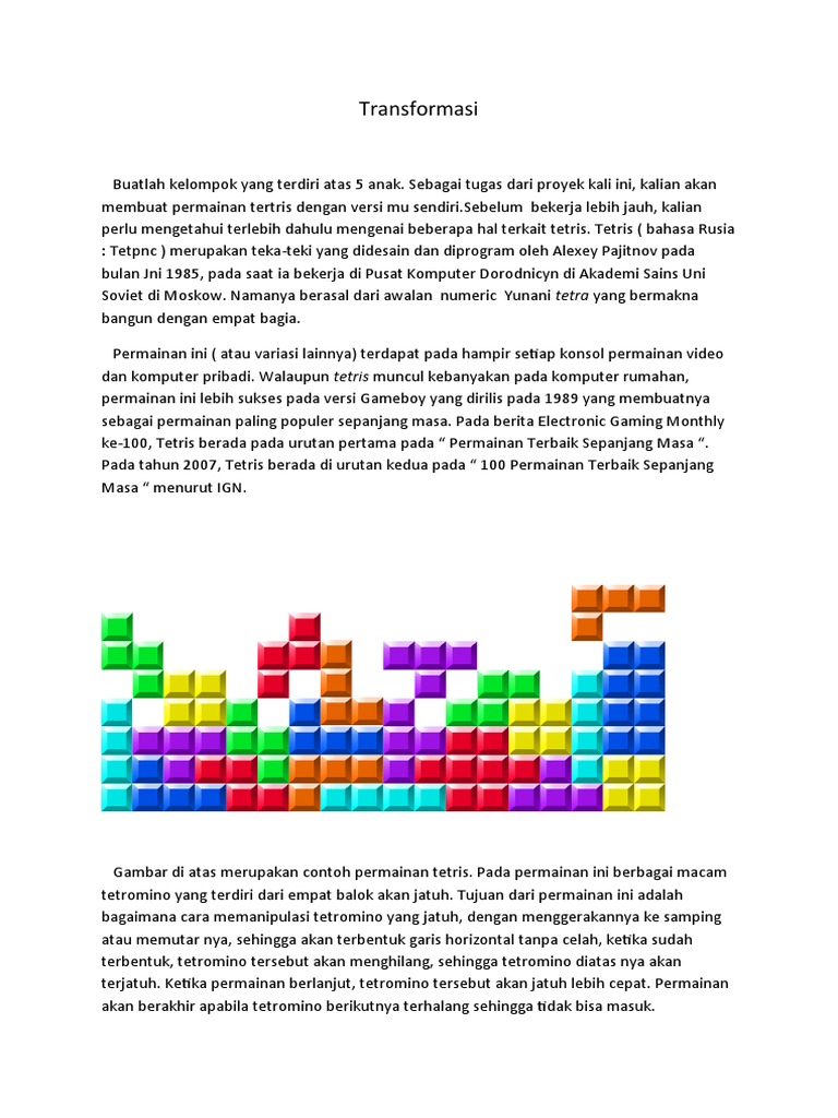 Transformasi | PDF | Griya & Taman