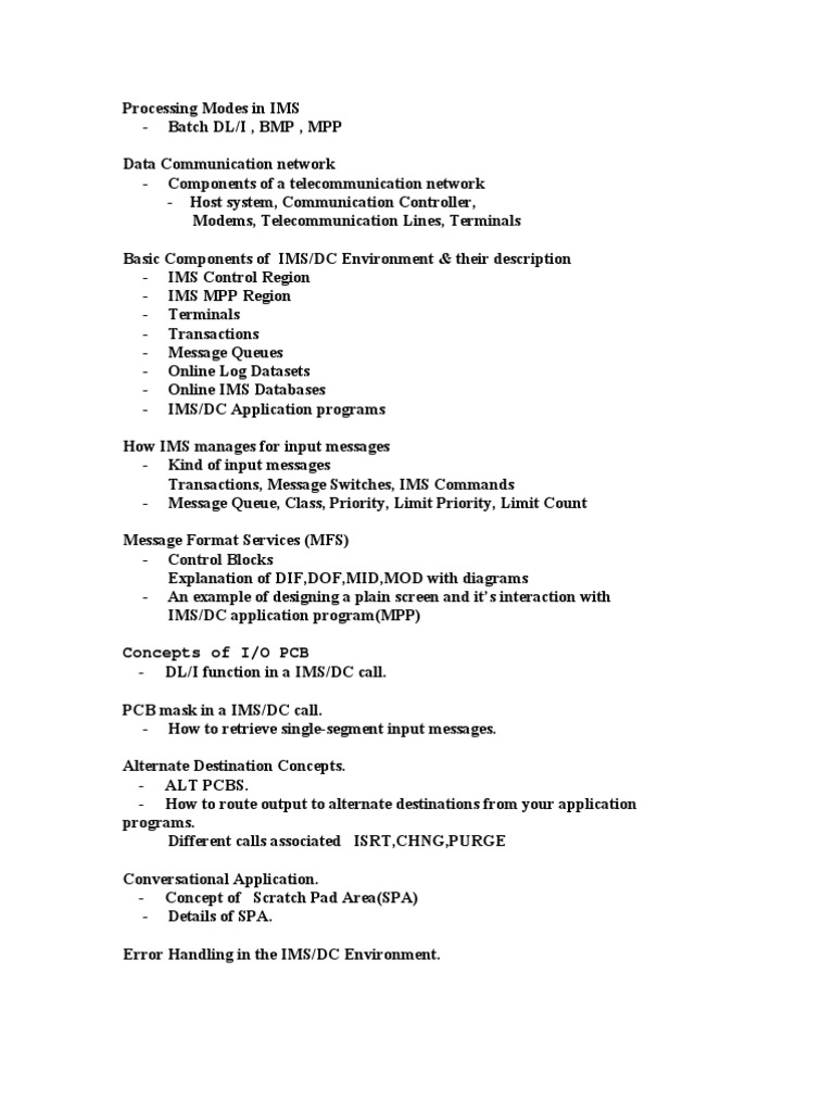 Ims DC Transition | PDF | Computer Terminal | Databases