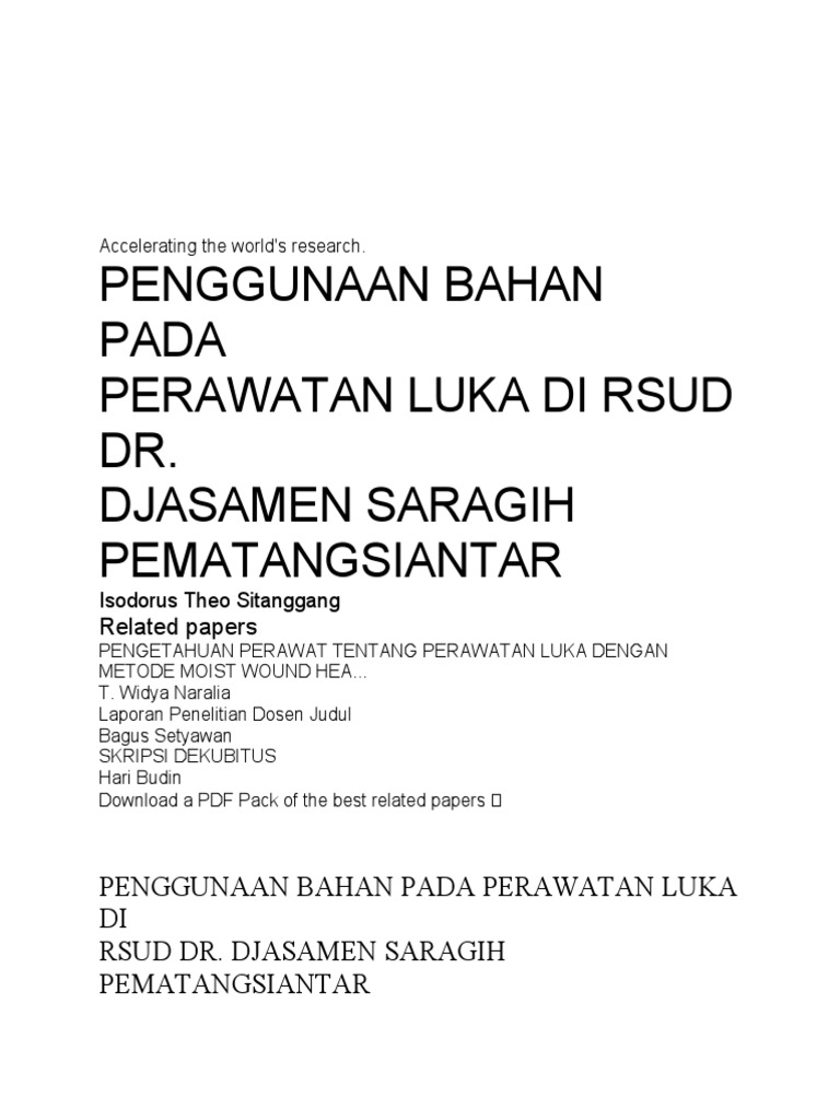 Contoh Luka | PDF
