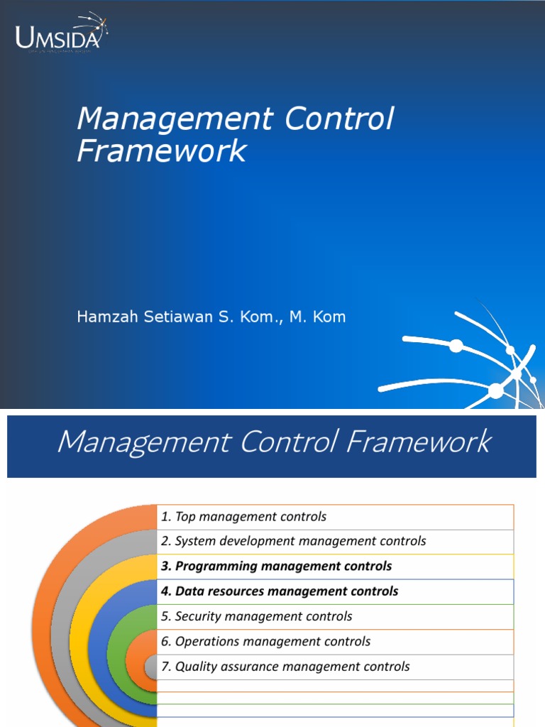 Management Control Framework | PDF