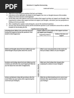 Gibbs Reflective Model Template | PDF | Behavior Modification ...