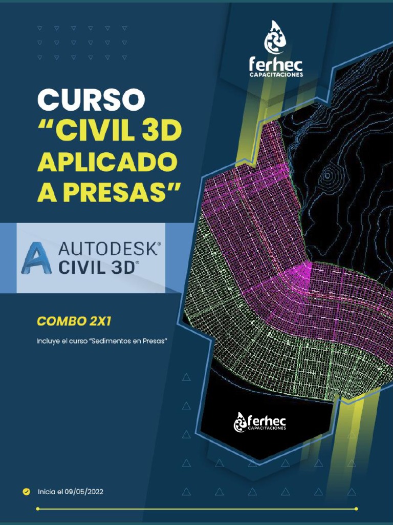 Curso - Civil 3D Aplicado A Presas | PDF