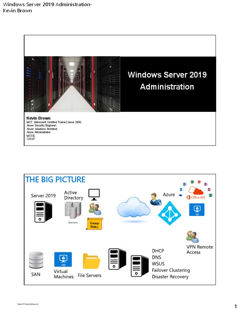 005 Windows Server 2019 Administration | PDF | Group Policy | Domain ...