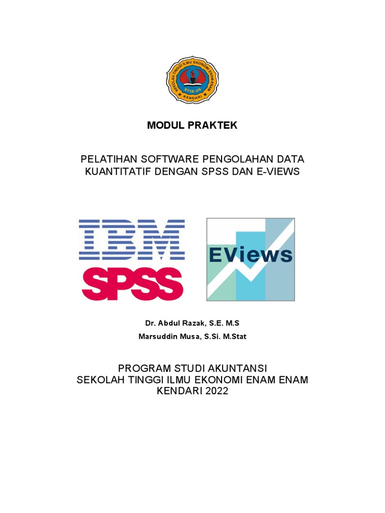 Panduan SPSS dan E-Views untuk Analisis Data | PDF | Teknologi & Rekayasa
