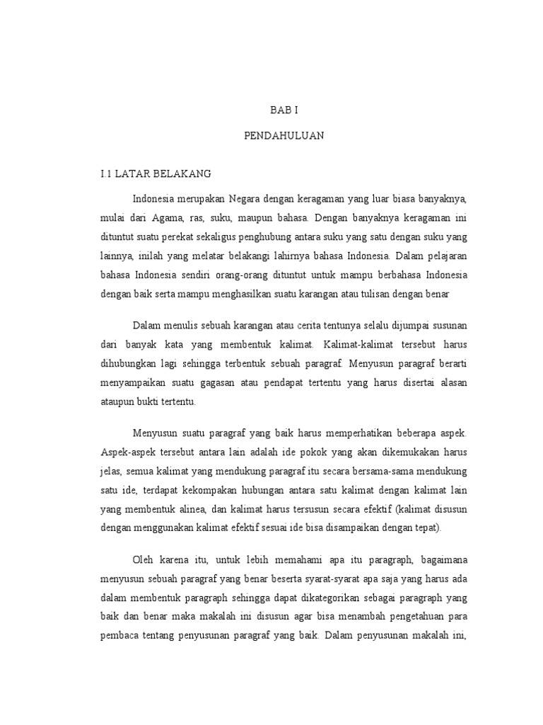 Panduan Menyusun Paragraf | PDF | Karier & Perkembangan | Kajian Bahasa Asing