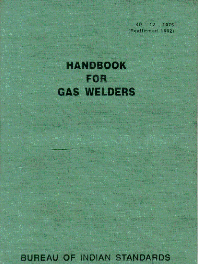 Handbook Welding Sp12 | PDF | Welding | Construction