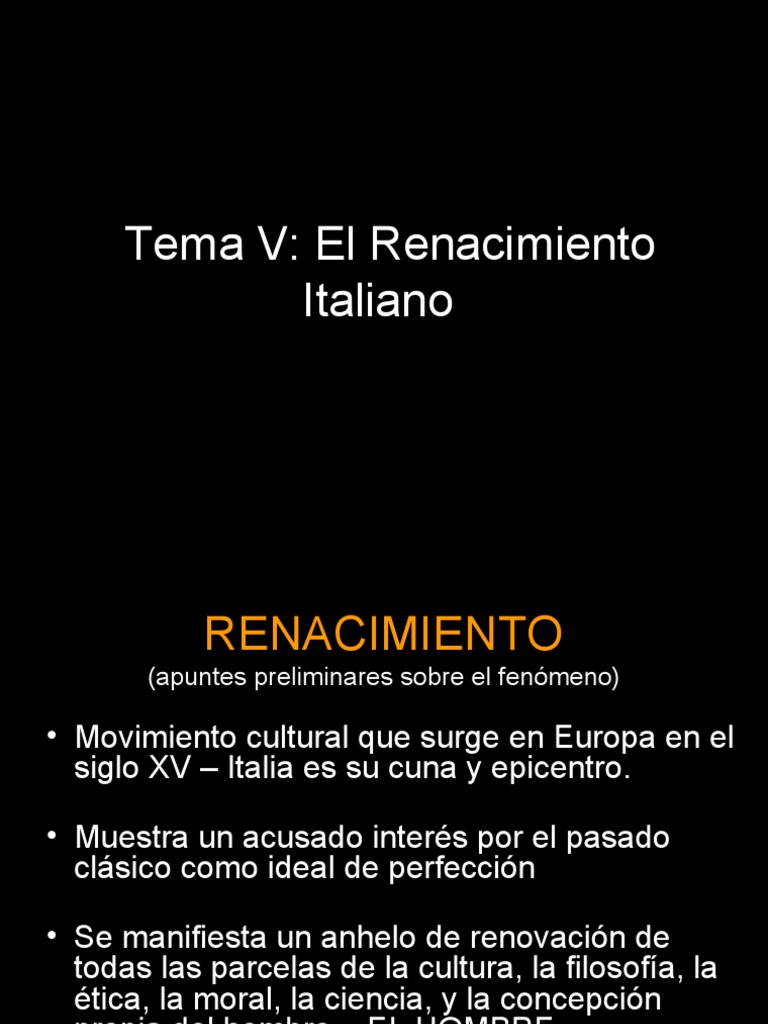 Renacimiento | PDF | Miguel Ángel | Renacimiento