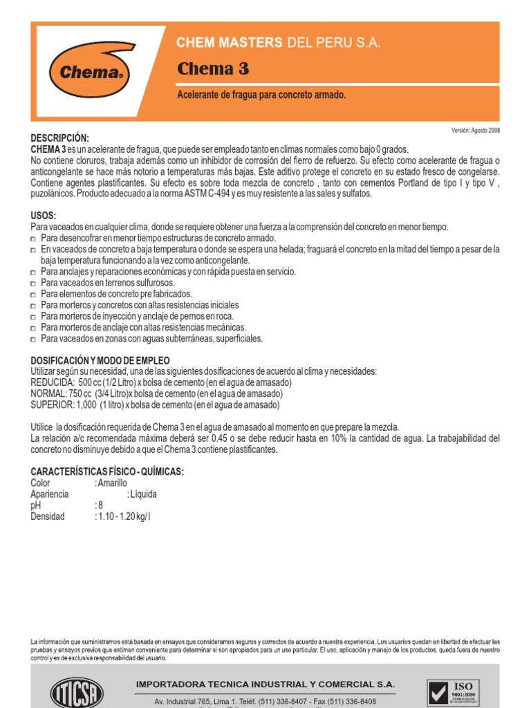 Chema 3 | PDF | Cemento | Hormigón