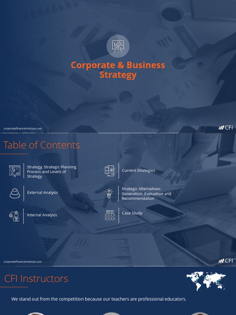 Corporate & Business Strategy Course Presentation | PDF | Strategic ...