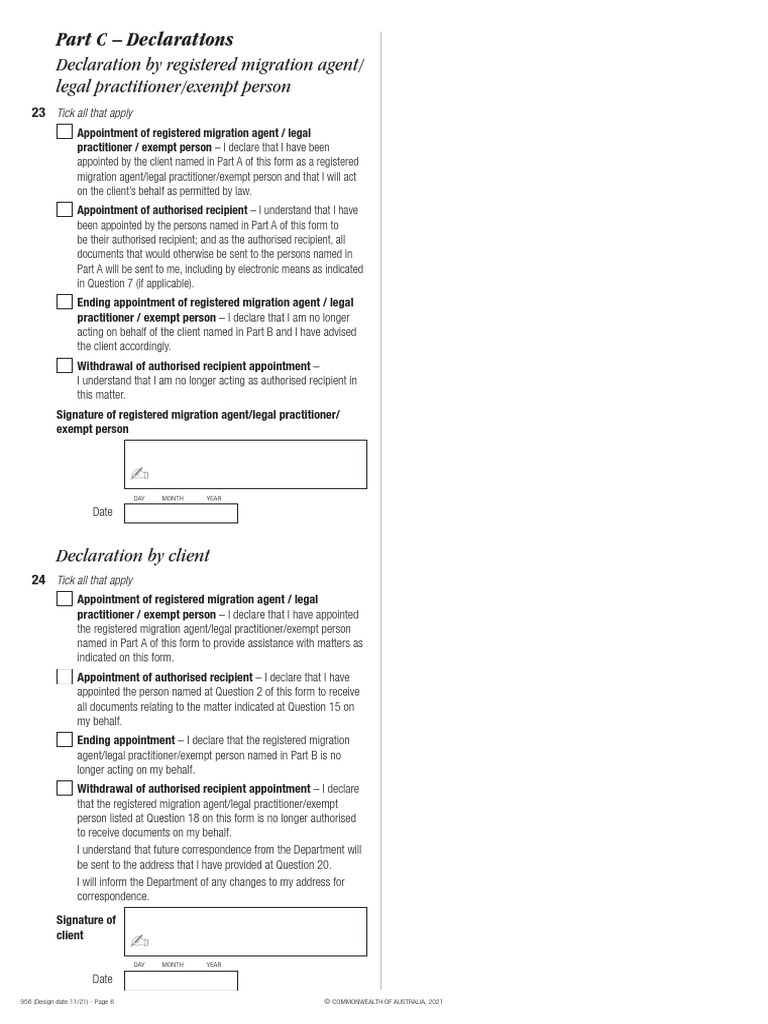 Form 956 (Last Page) | PDF | Government | Justice