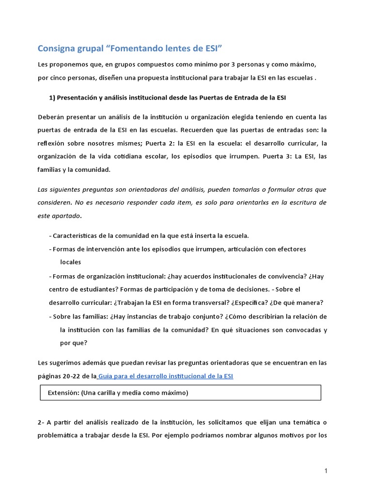 Consigna TP Final | PDF