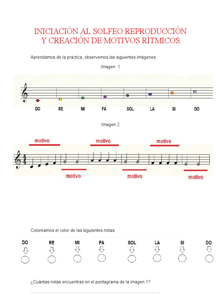 Iniciación Al Solfeo | PDF | Ritmo | Partituras Iniciación Al Solfeo | PDF | Ritmo | Partituras