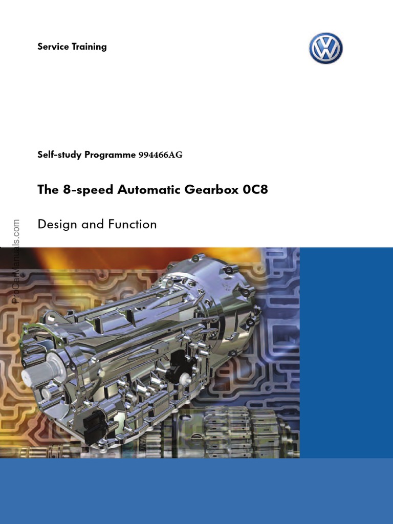 8-Speed Automatic Gearbox 0C8 | PDF | Automatic Transmission | Pump
