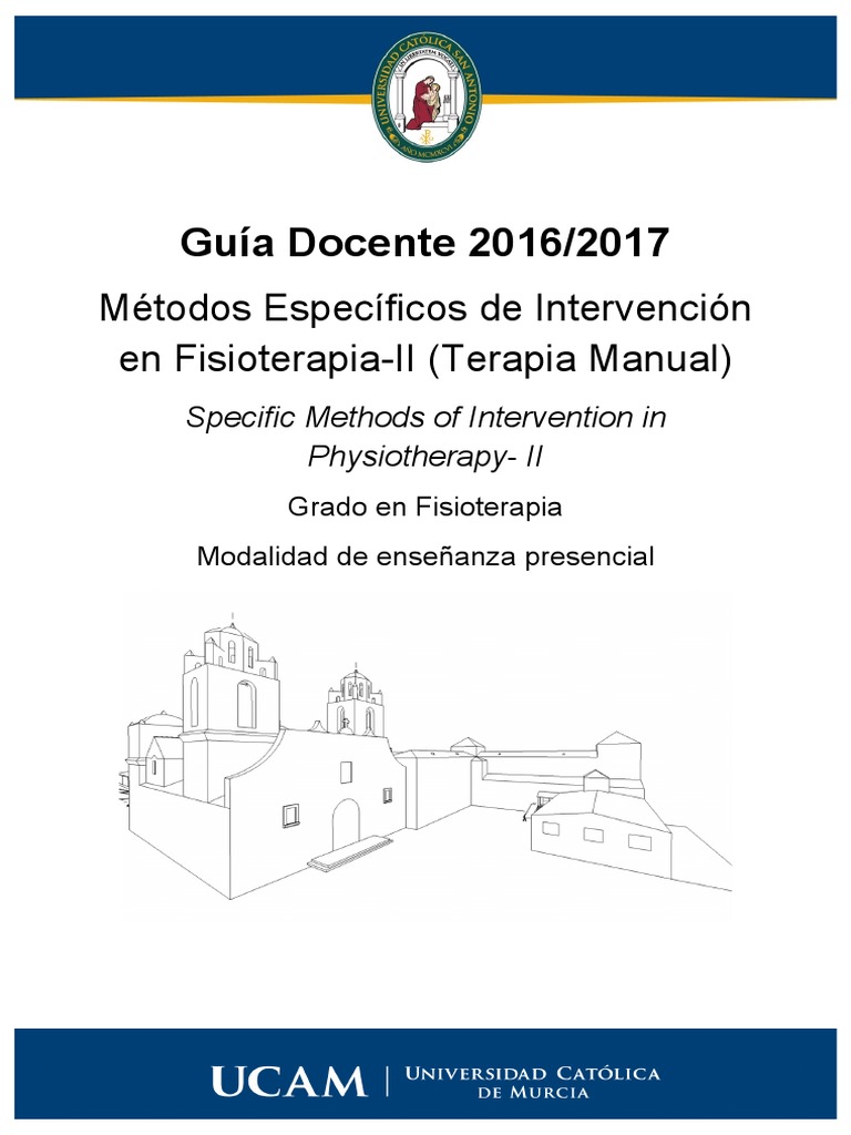 Metodos Especificos de Intervencion en Fisioterapia II 16-17 0 | PDF | Terapia física | Punto ...