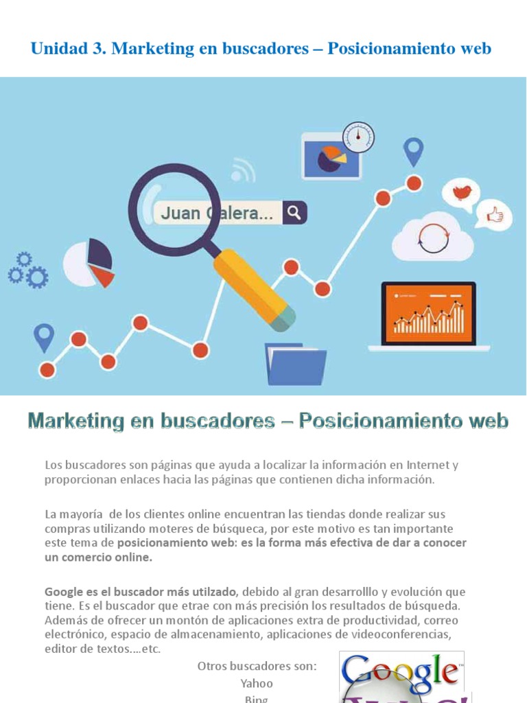 Posicionamiento Web | PDF | Posicionamiento en buscadores | Publicidad ...