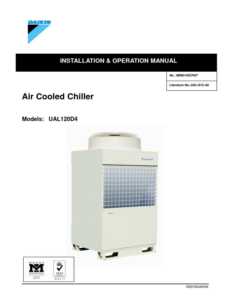Mini Chiller Daikin UAL | PDF | Heat Exchanger | Valve