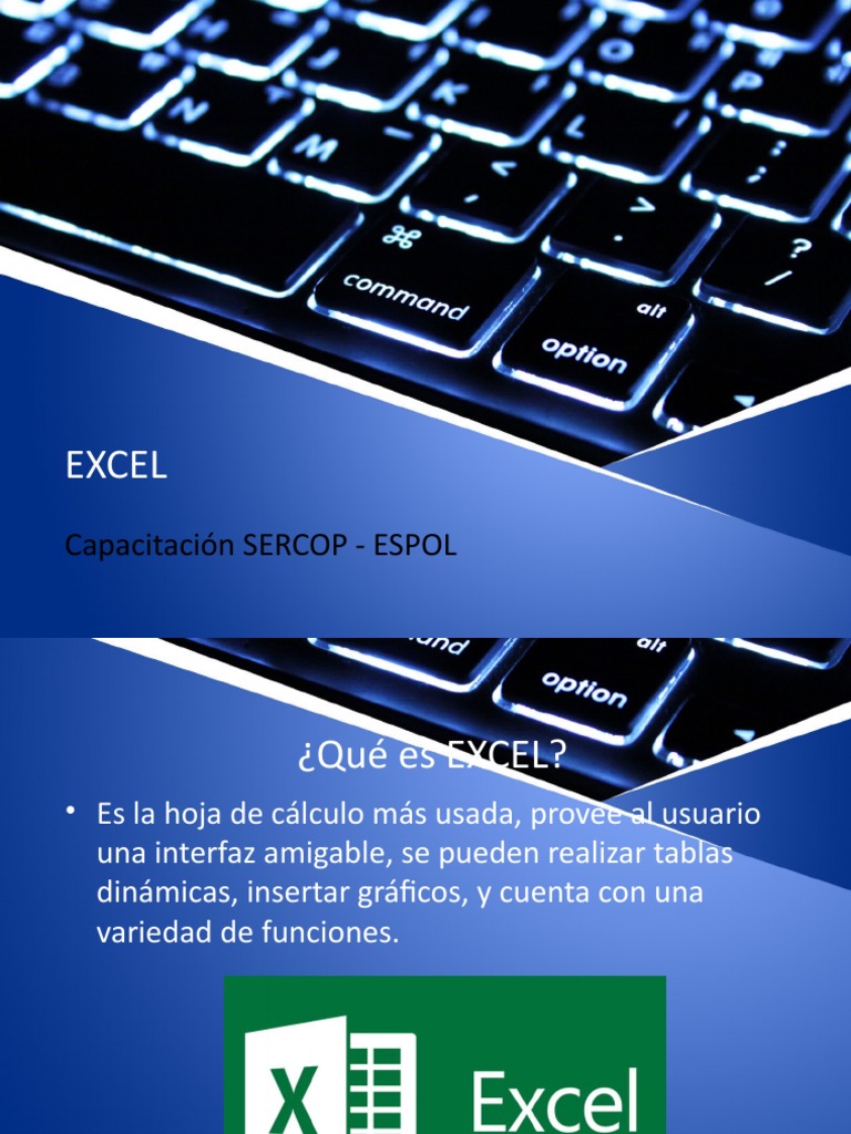 Presentación Excel Pdf Microsoft Excel Hoja De Cálculo 1561