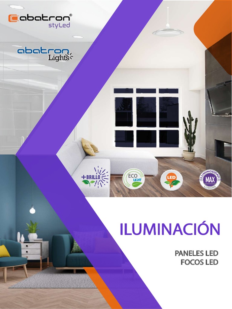 Iluminación: Paneles Led Focos Led | PDF
