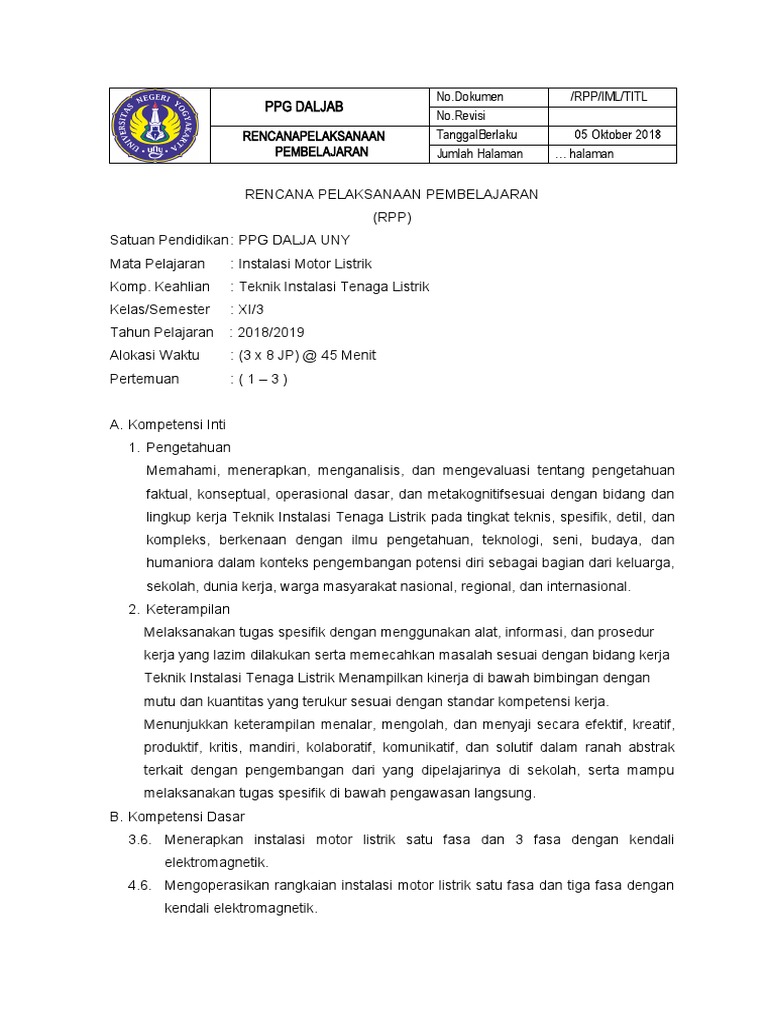 RPP Iml KD 3.6, 4.6 (PBL) | PDF | Komputer