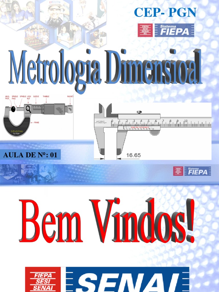 1 Aula de Metrologia | Download grátis PDF | Pé (unidade de medida ...