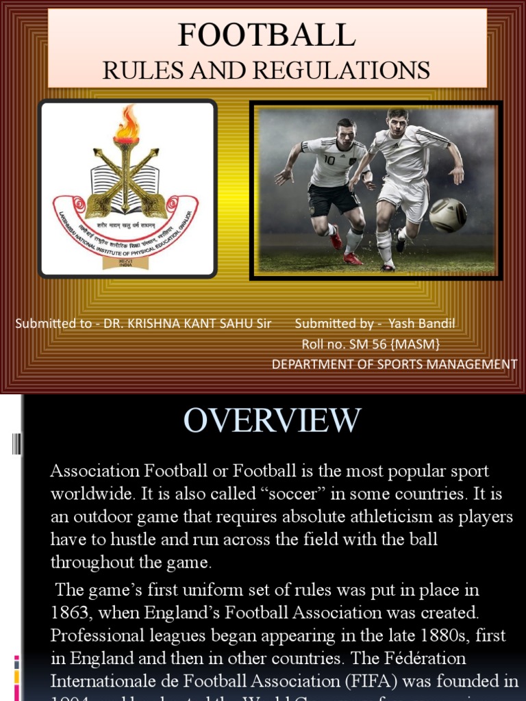 Rules and Regulations: Football | PDF | Association Football | Rules