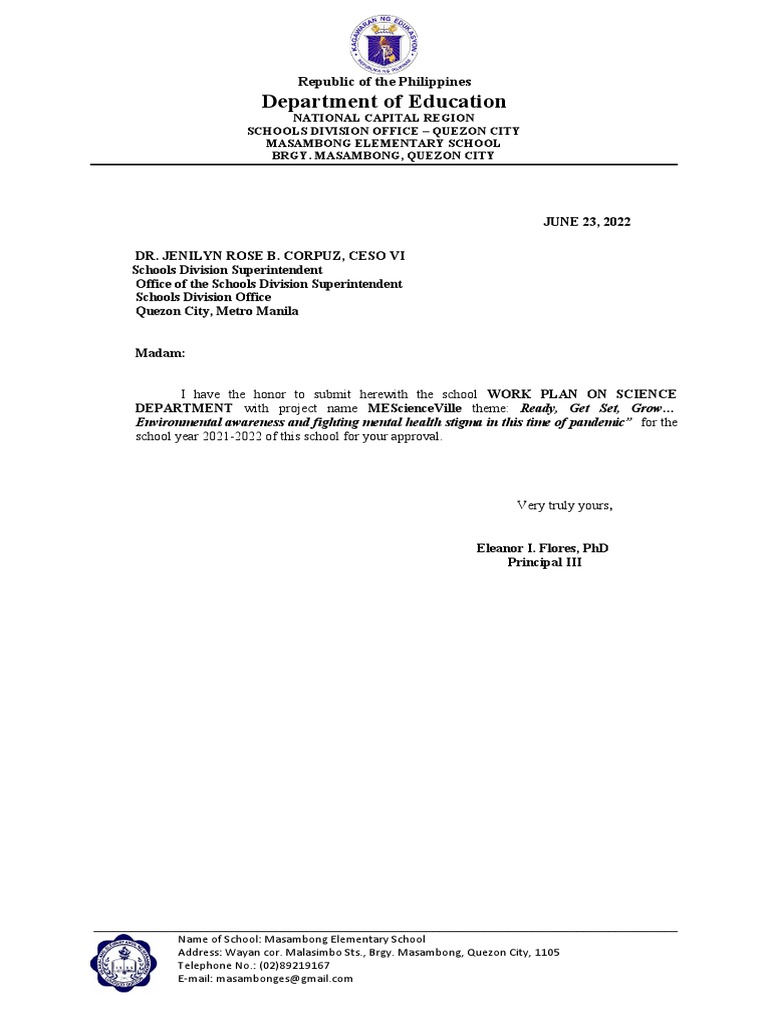 Work-plan-on-Science-2021-2022-MESciencevill-word-format (1) | PDF ...