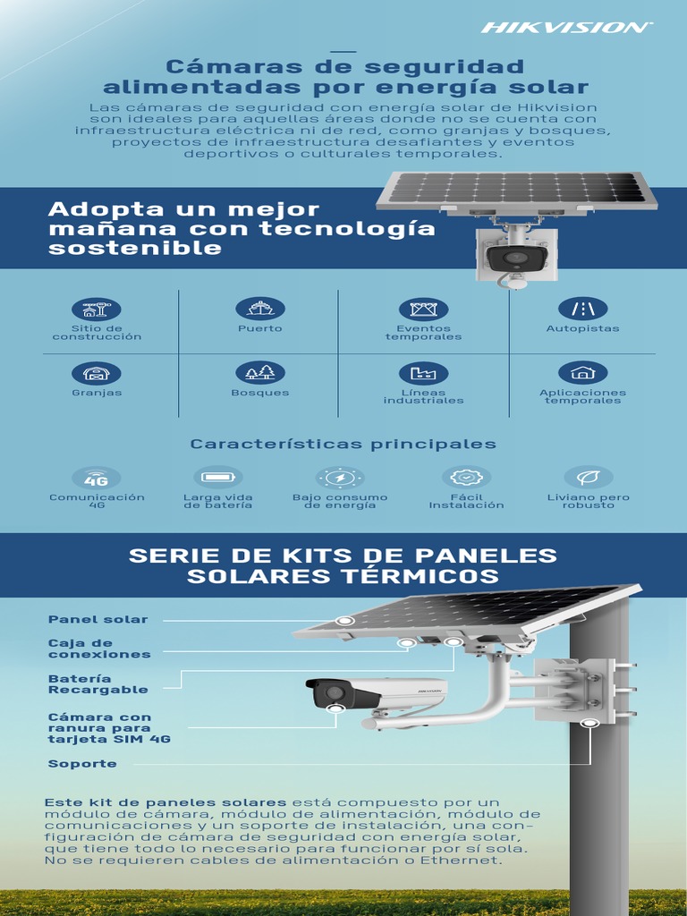 Infografia Camaras Solares Alimentadas Por Energía Solar | PDF ...
