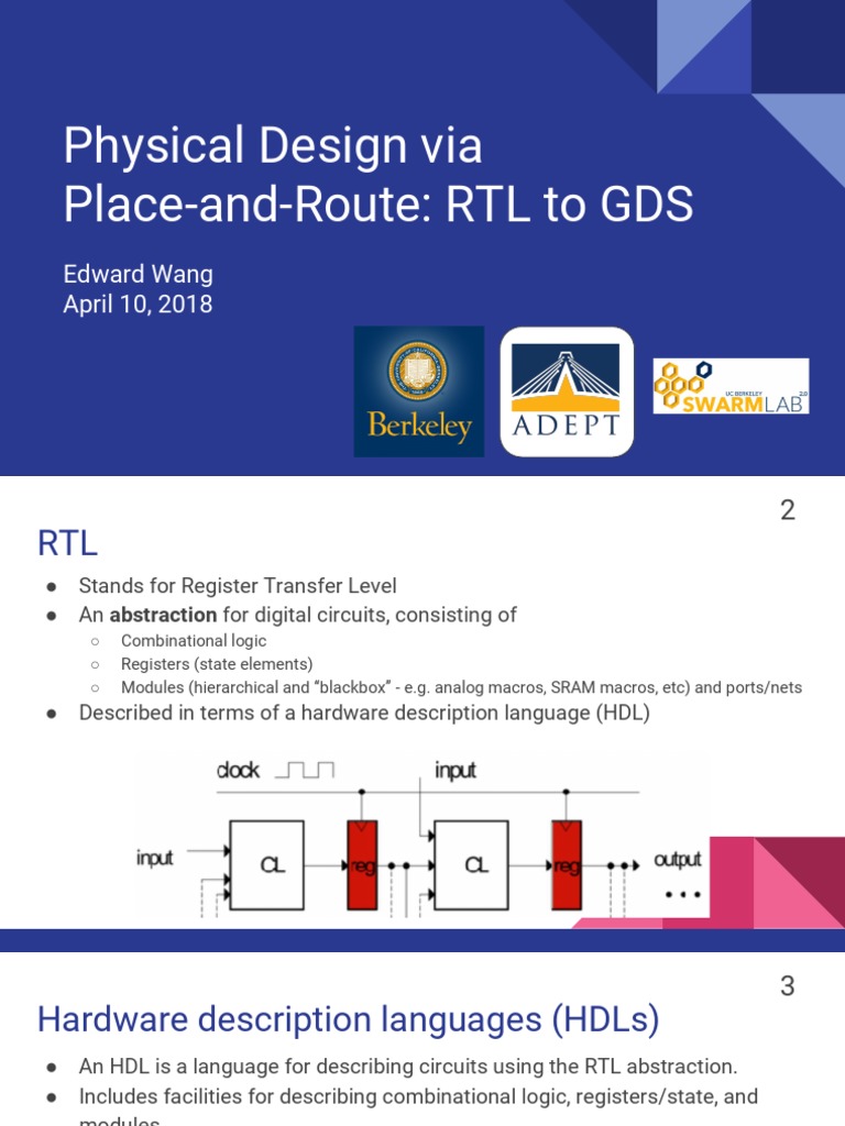 RTL to GDS: Physical Design Overview | PDF | Hardware Description ...