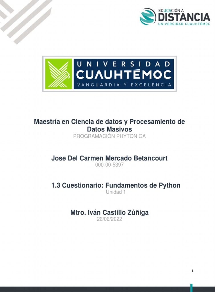 13 Cuestionario Fundamentos De Python Descargar Gratis Pdf Python 6640