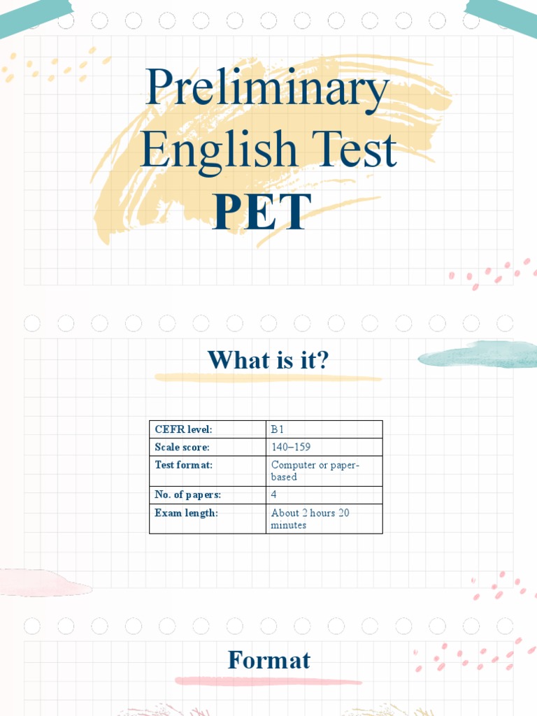 Preliminary English Test | PDF | Verb | Reading Comprehension