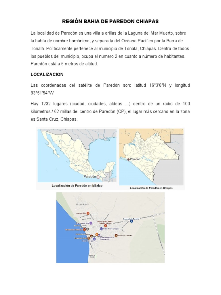 Bahia de Paredon Chiapas. | PDF | México | Chiapas
