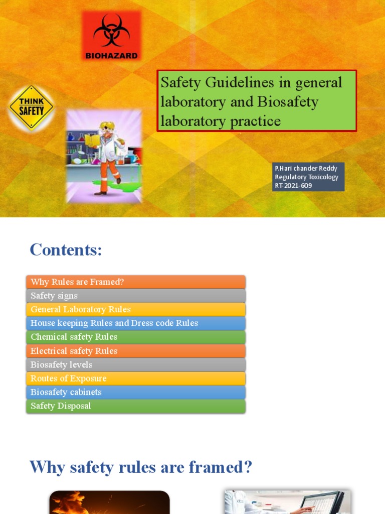 Essential Laboratory Safety Guidelines | PDF | Life Sciences | Microbiology