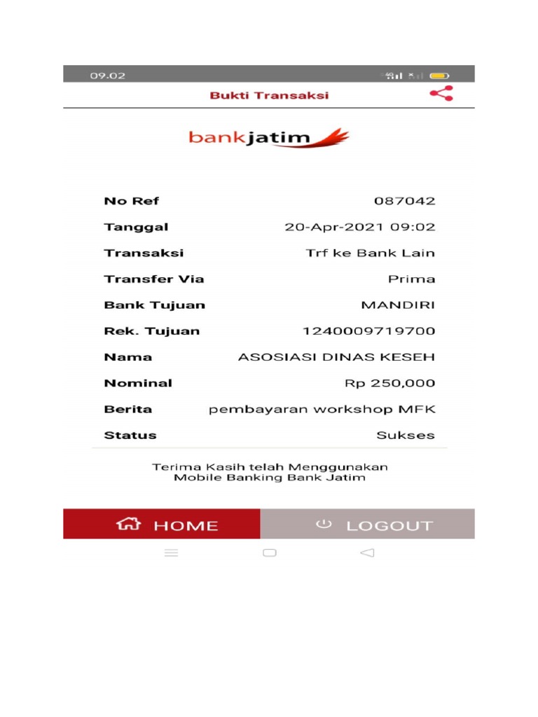 Bukti Transfer | PDF