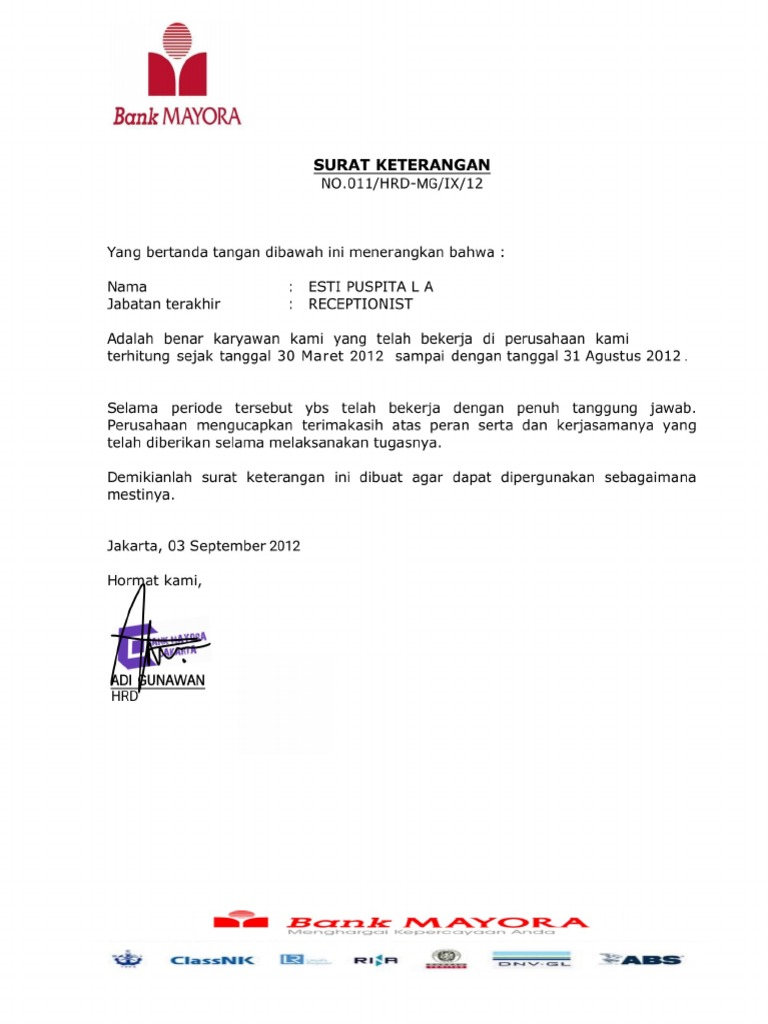PT Mayora Bank | PDF