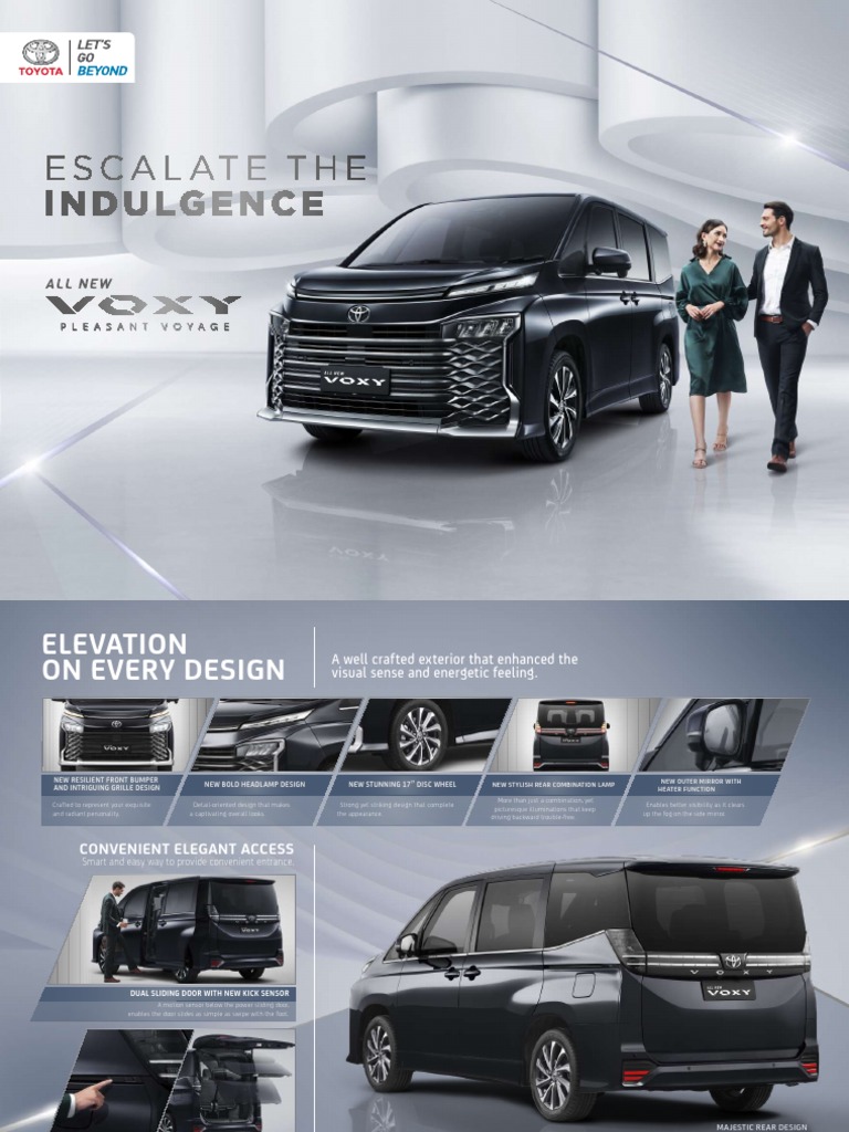 Leaflet All New Voxy 170222 | PDF | Car | Brake