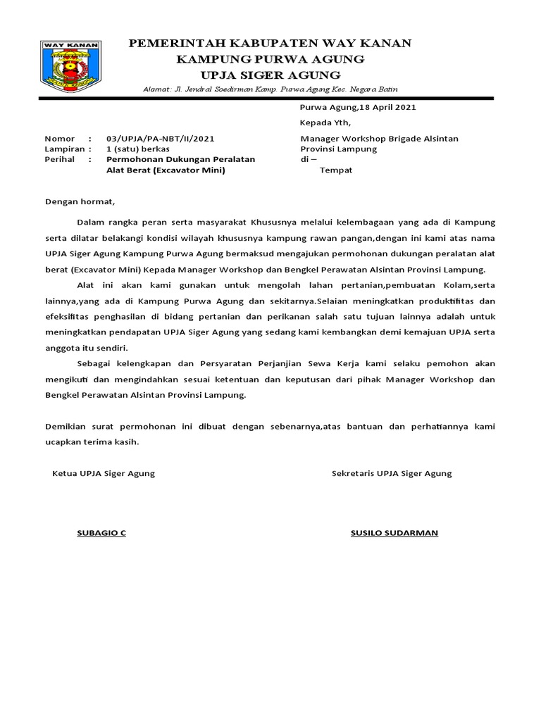 Proposal Permohonan Alat Pertanian | PDF | Teknologi & Rekayasa