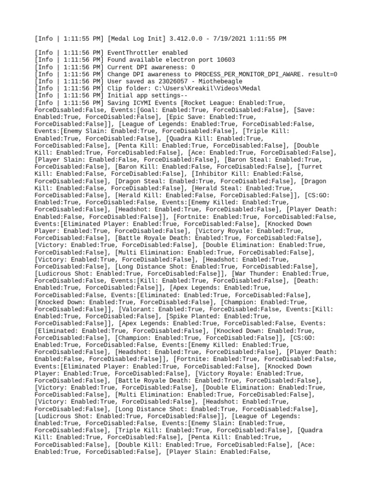Medal Log 20210719 | PDF | Computer Engineering | Computer Science