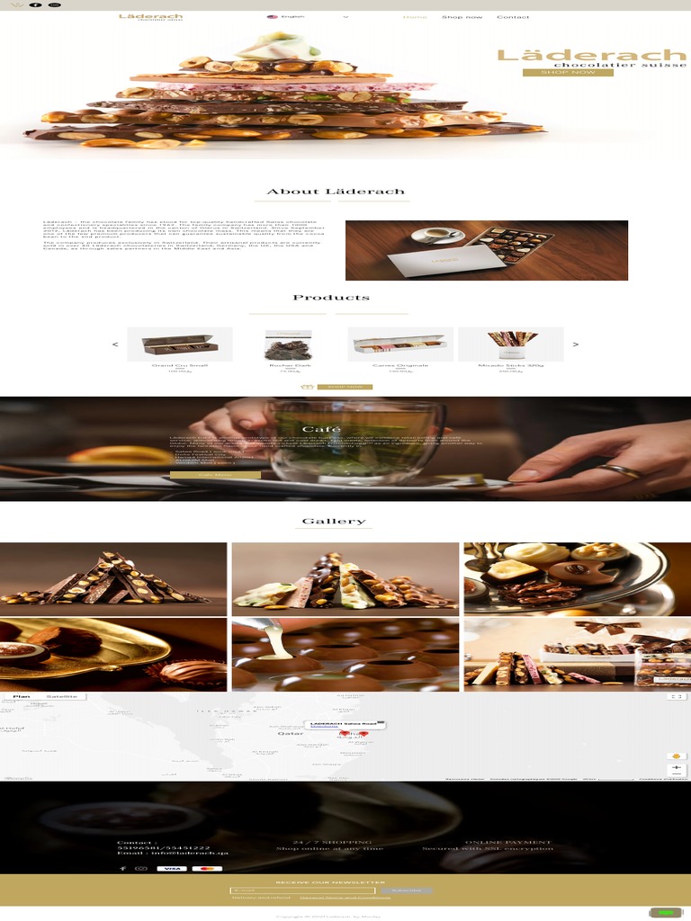 Laderach Qatar Chocolaterie Pure Delight Since 1962 | PDF | Chocolate ...