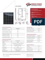 550W Solar Panel Technical Datasheet | PDF | Solar Panel | Solar Power