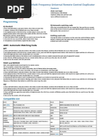 URC22B Universal Remote Control (Instruction Booklet) | PDF | Foreign ...