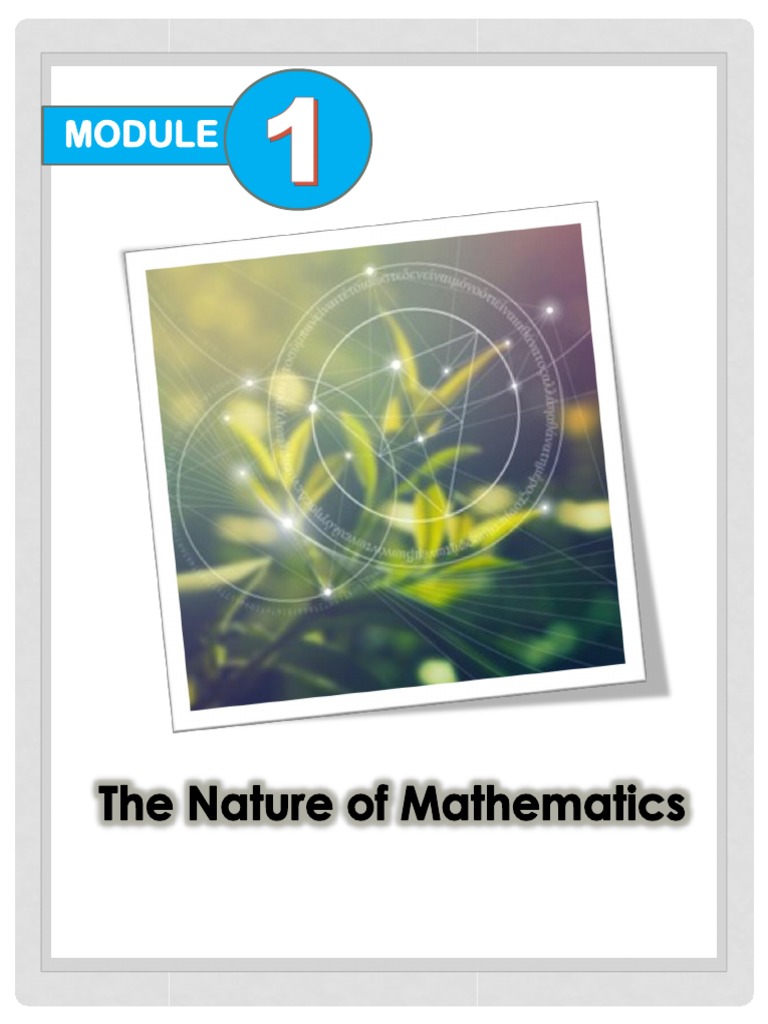 Lesson 1 Mathematics in Our World | PDF | Pattern | Abstraction