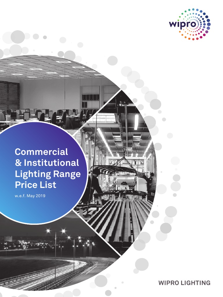 Commercial & Institutional Lighting Range Price List | PDF | Lighting ...